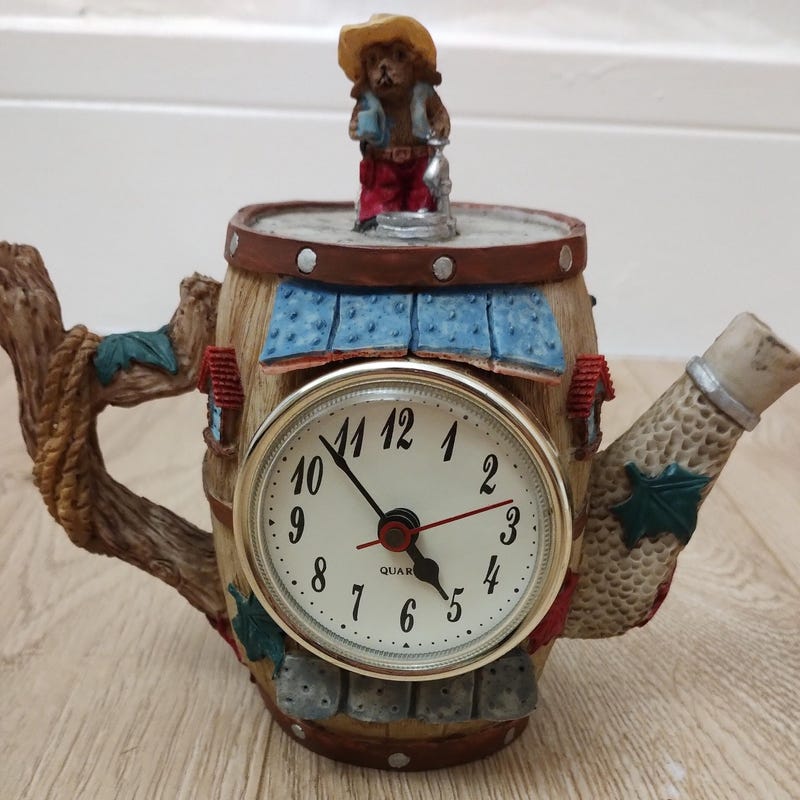 Teapot Clock - Etsy