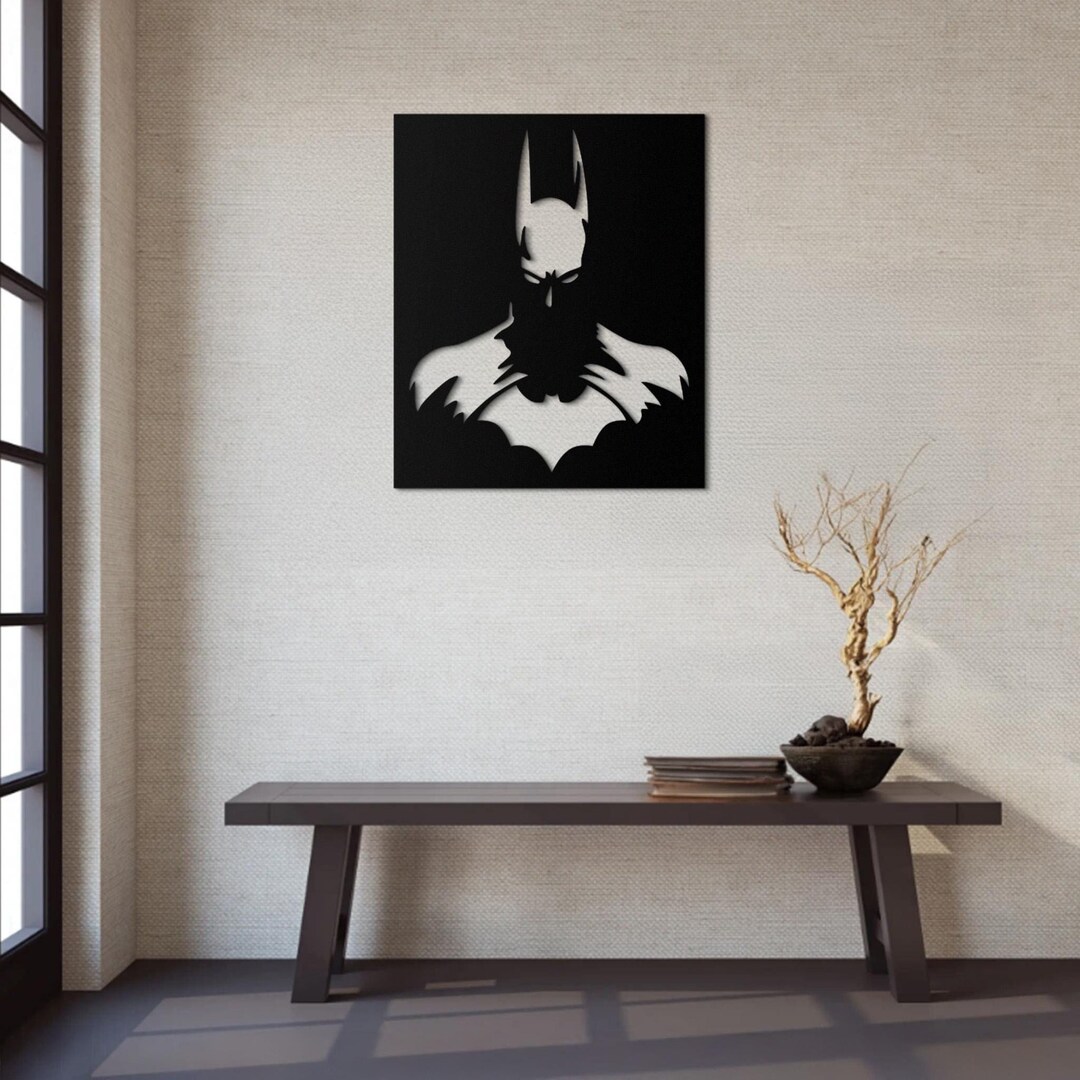Batman Wall Decor, the Batman Wall Art, Cult Movies, Superhero Wall ...