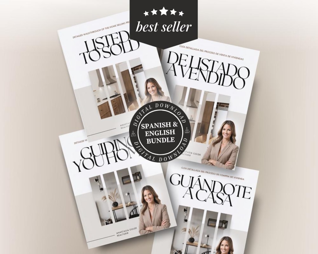 Bilingual Realtor Guide Bundle: English & Spanish Templates (digital ...