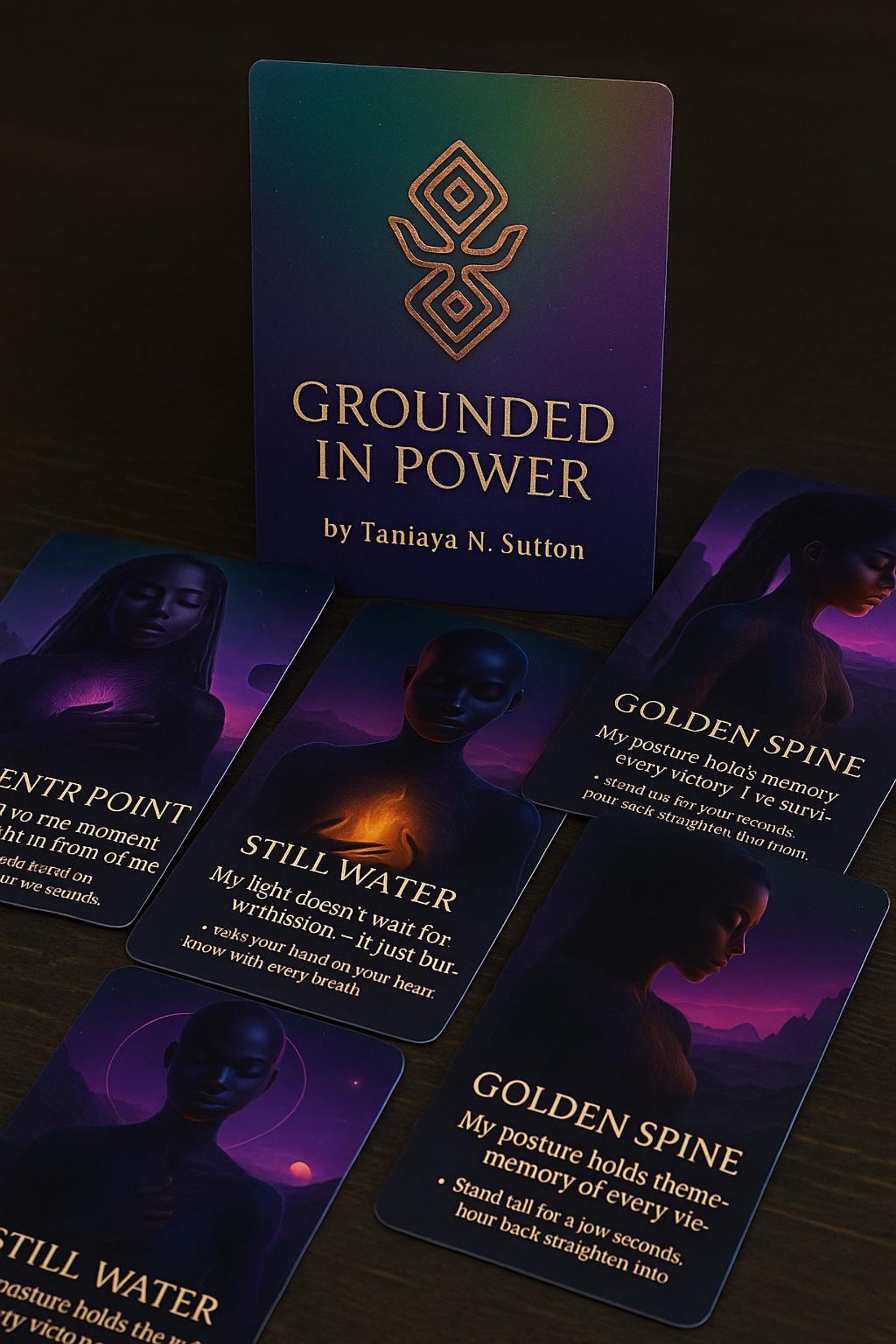 Afro-futurist Affirmation Cards: 12-card Spiritual Reflection Deck ...