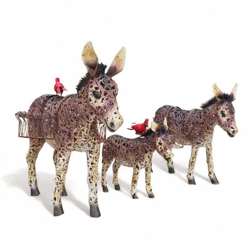 Welded Yard Art Animals - Etsy