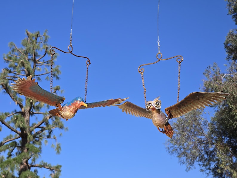 Metal Hummingbird Bird Balancer – Kinetic Garden Gift Yard Art - Etsy
