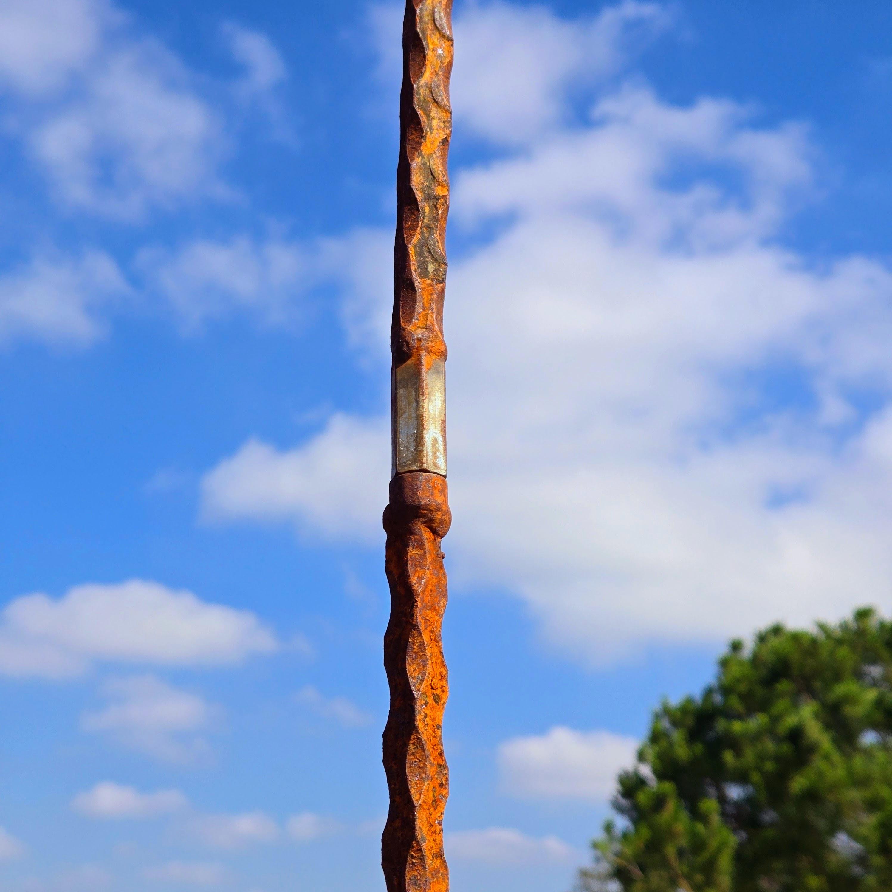 Rustic Garden Wind Spinner With Weather Vane, Heavy-duty Mild Steel ...