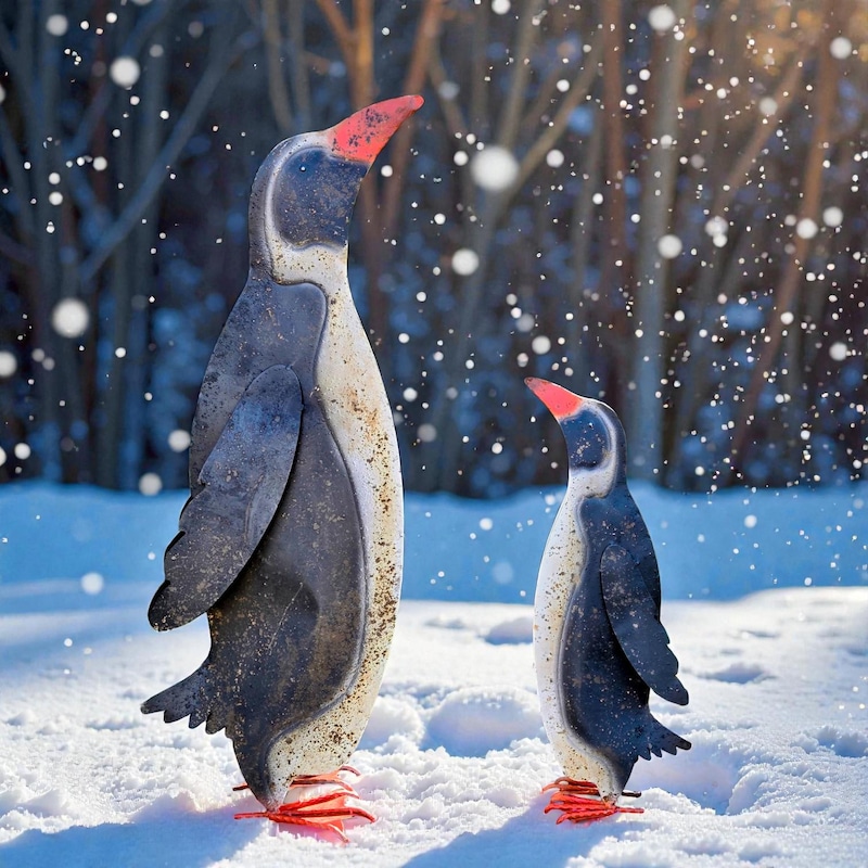 Metal Yard Penguin - Etsy