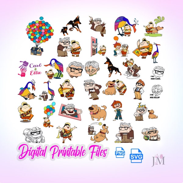 Up Movie Clipart - Etsy