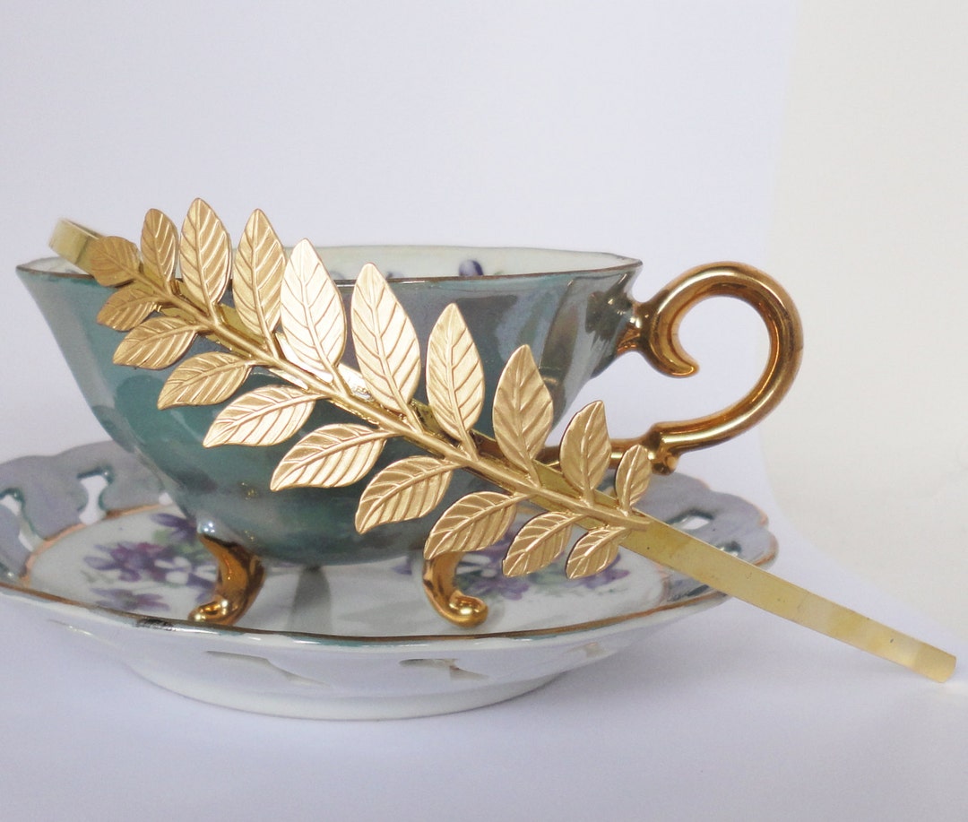 Hairband Brass Fern Leaf Cameo Headband Bridal Wedding Gothic Ornate ...