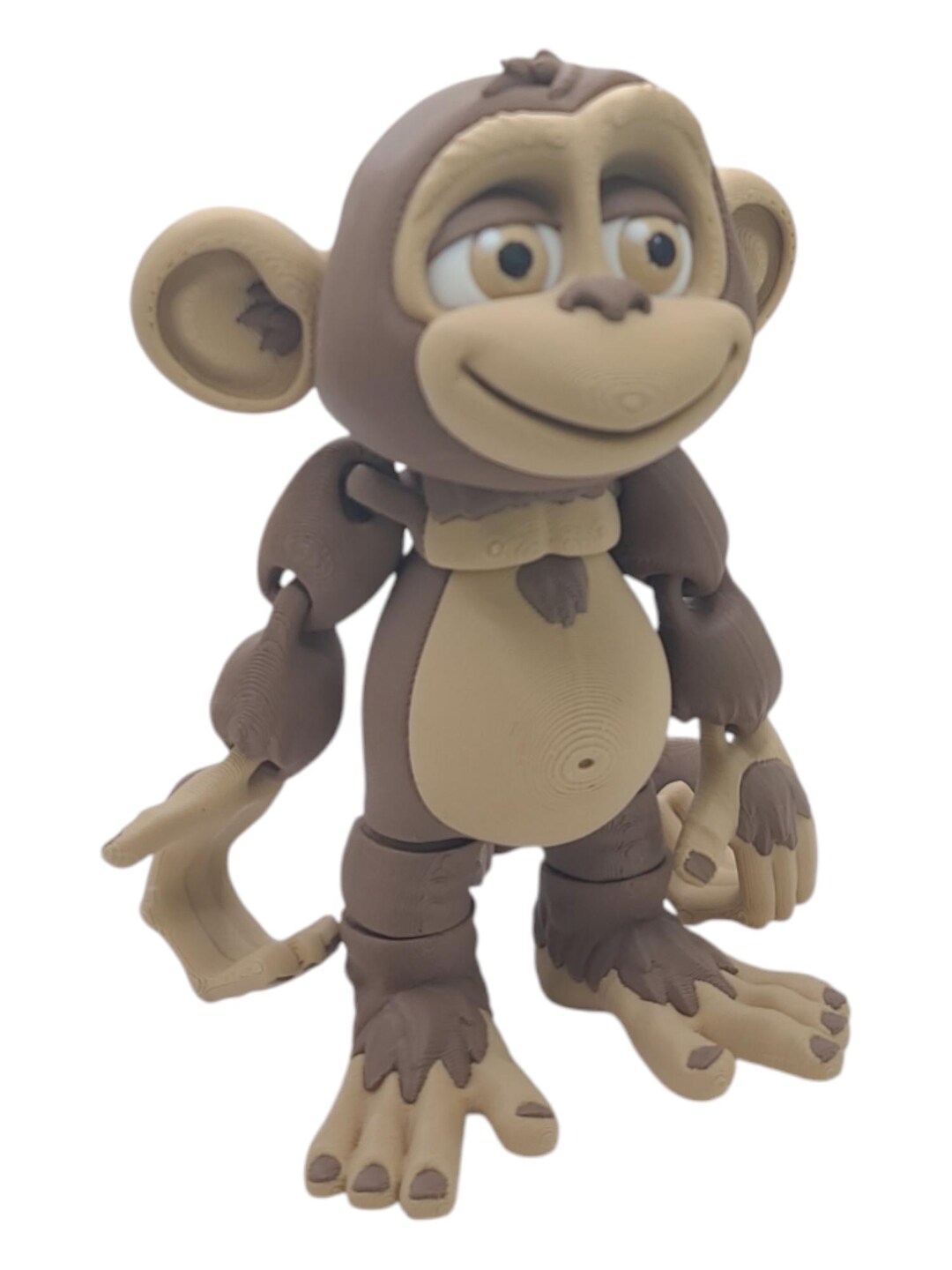 Monkey 3D Printed Articulated Toy ~ Playful Desk Decoration ~ Fidget ...