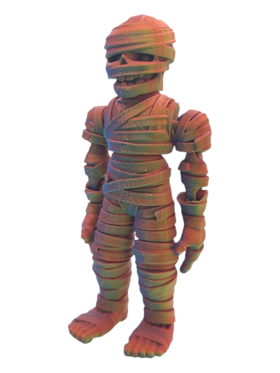 MUMMY Flexi Figure ~ 3D Printed Articulated ~ Halloween Decor ~ Desk ...