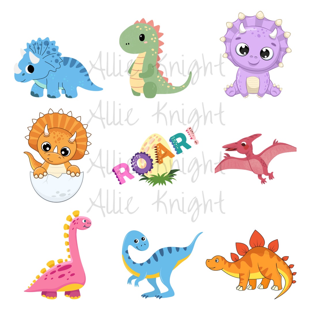 Baby Dino PNG - Etsy