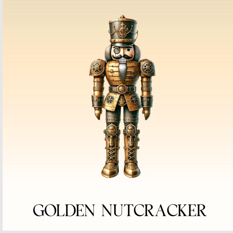 6 Nutcracker Solider Clipart Christmas Clipart Nutcracker Christmas Card High-quality Jpgs ...