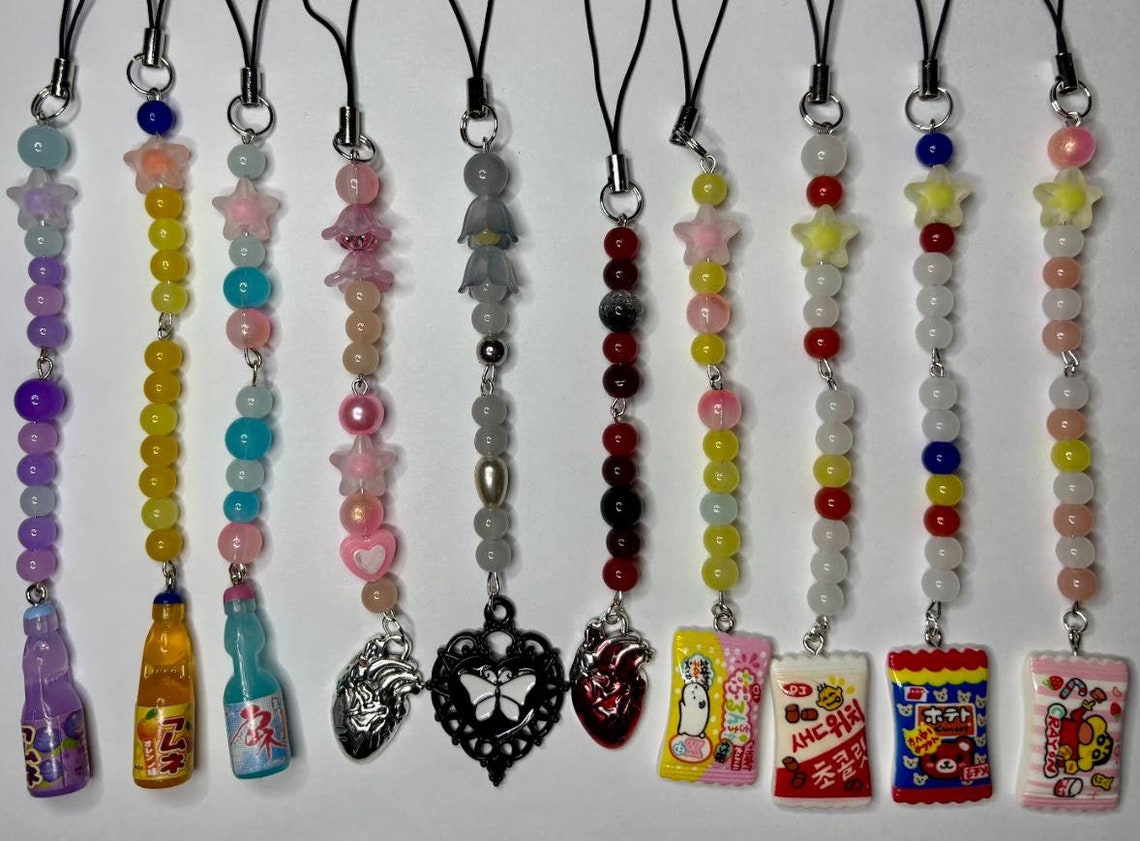 Handmade Phone Charms Matching Kawaiicore Cutecore Japancore Gothic Emo ...