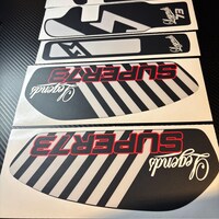 Decal Kit for Super73 S2 R and RX Battery Pack 80s Black and Gold ...