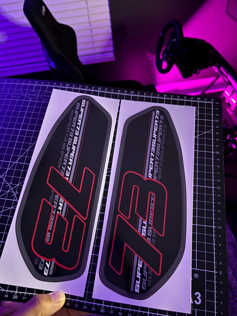 Super73 ZX Battery Decal - Etsy