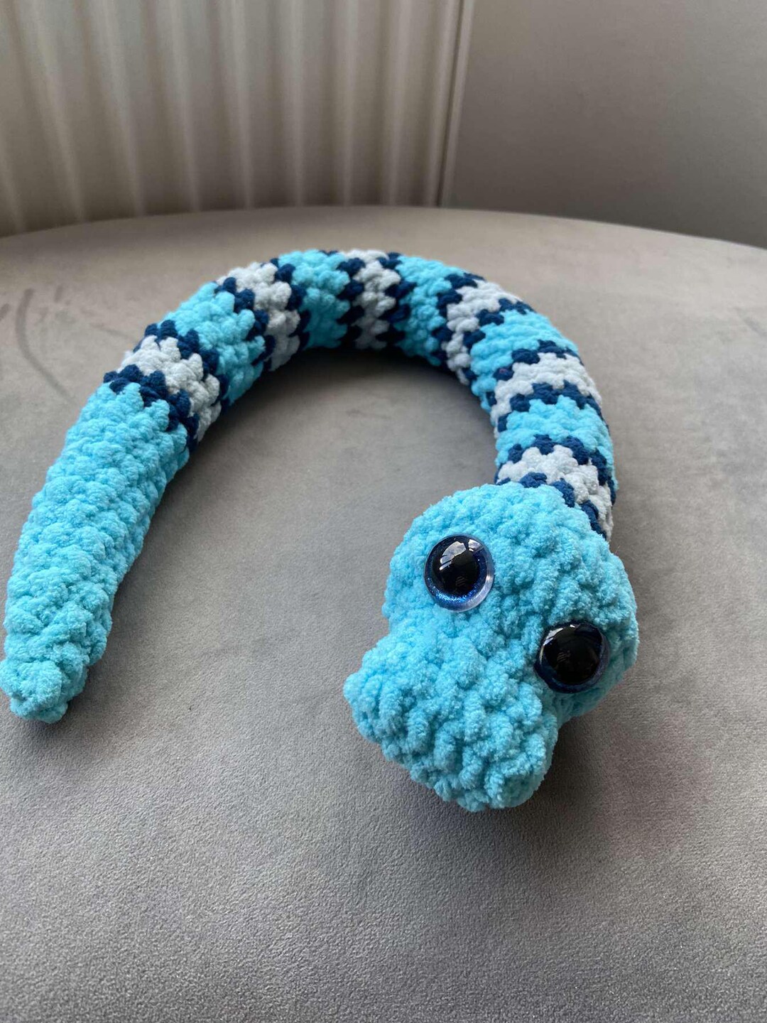 Small Crochet Snake Toy, Amigurumi Snake, Small Crochet Toy, Snake ...