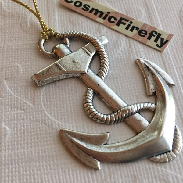 Flat Metal Anchor Etsy