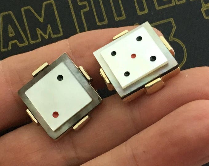 Vintage Cufflinks Las Vegas Cufflinks Gambling Cufflinks Antique Cuff ...