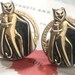 Vintage Devil Cufflinks RARE SWANK 1950's Halloween Costume Party Satan ...