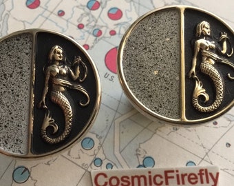 Mermaid Cufflinks - Etsy