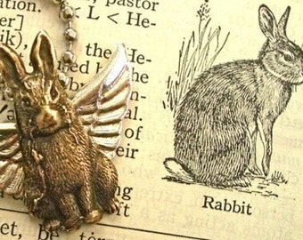 Flying rabbit | Etsy