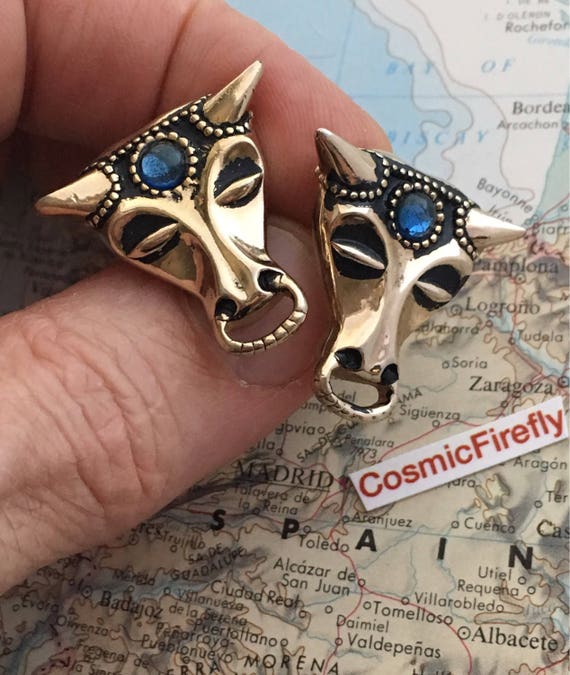 Bull Steer Big Chunky Mid Century Men's Antique Vinta… - Gem