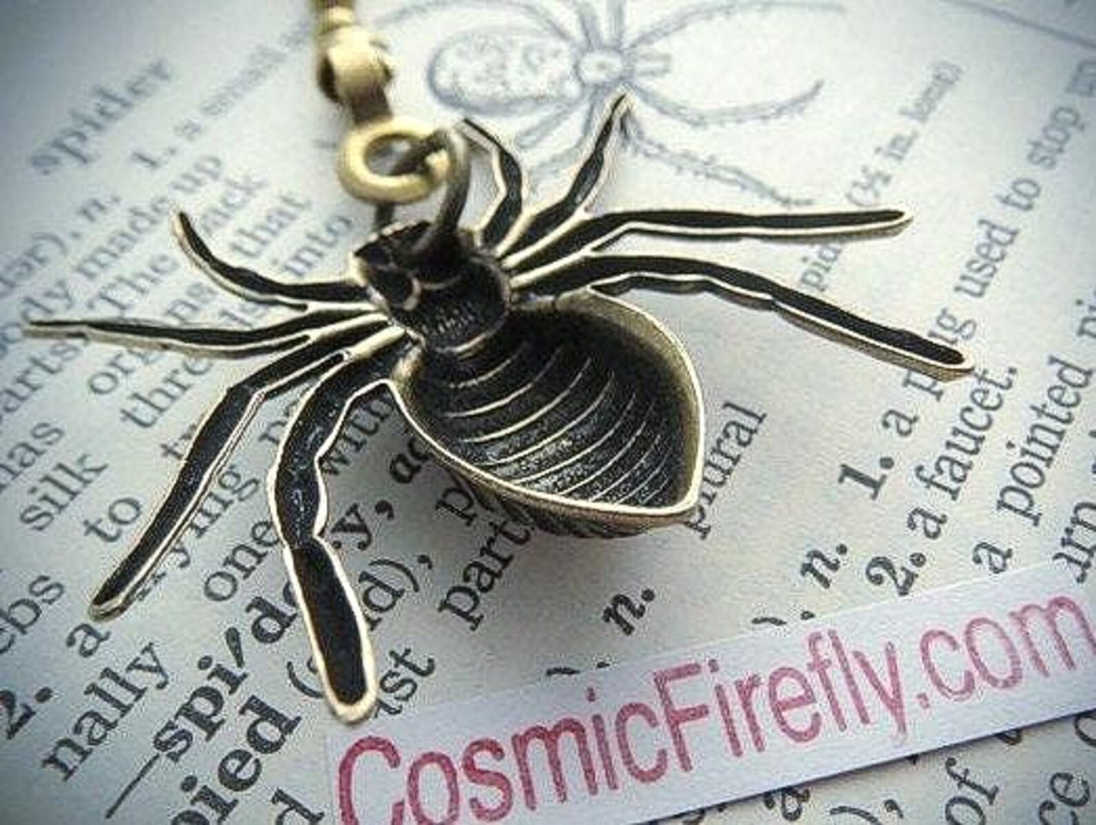 Brass Spider Ceiling Fan Pull Chain Lamp Pull Handle Halloween Decor ...