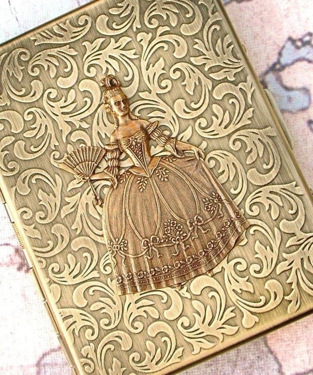 Woman's Cigarette Case Gothic Victorian Steampunk Marie Antoinette ...