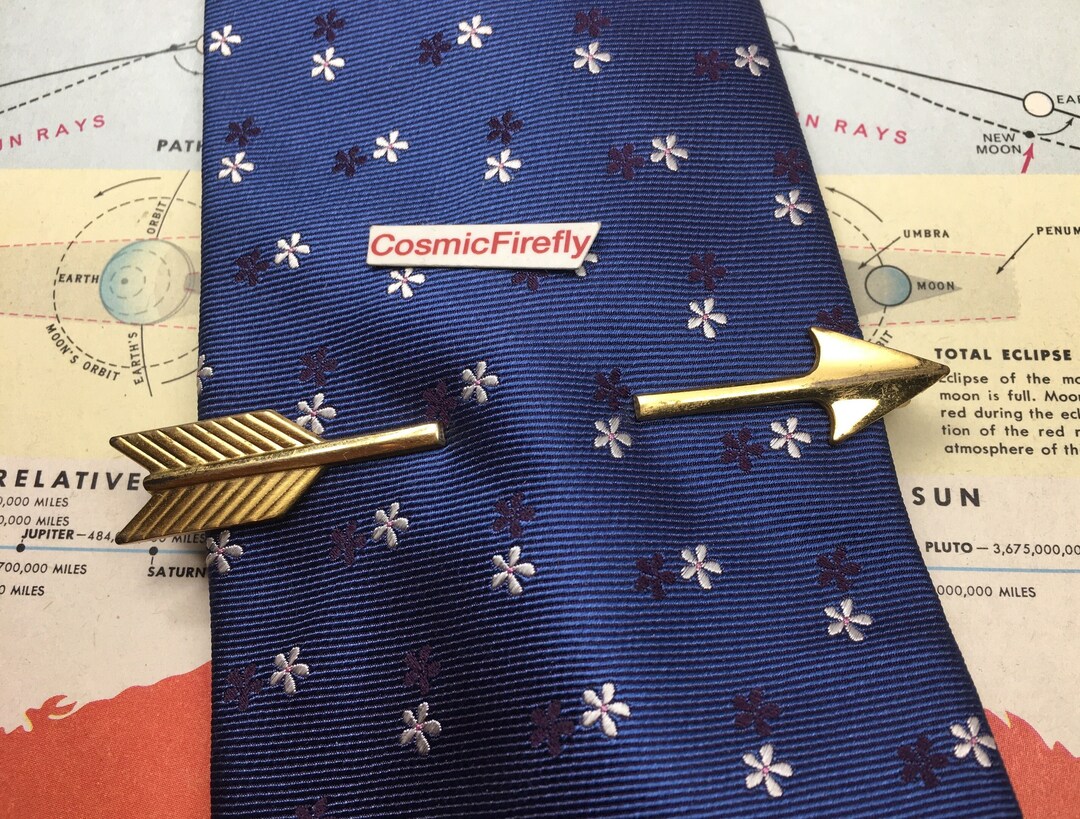 1950's Mid Century Vintage Arrow Tie Bar Clip Anson USA - Etsy
