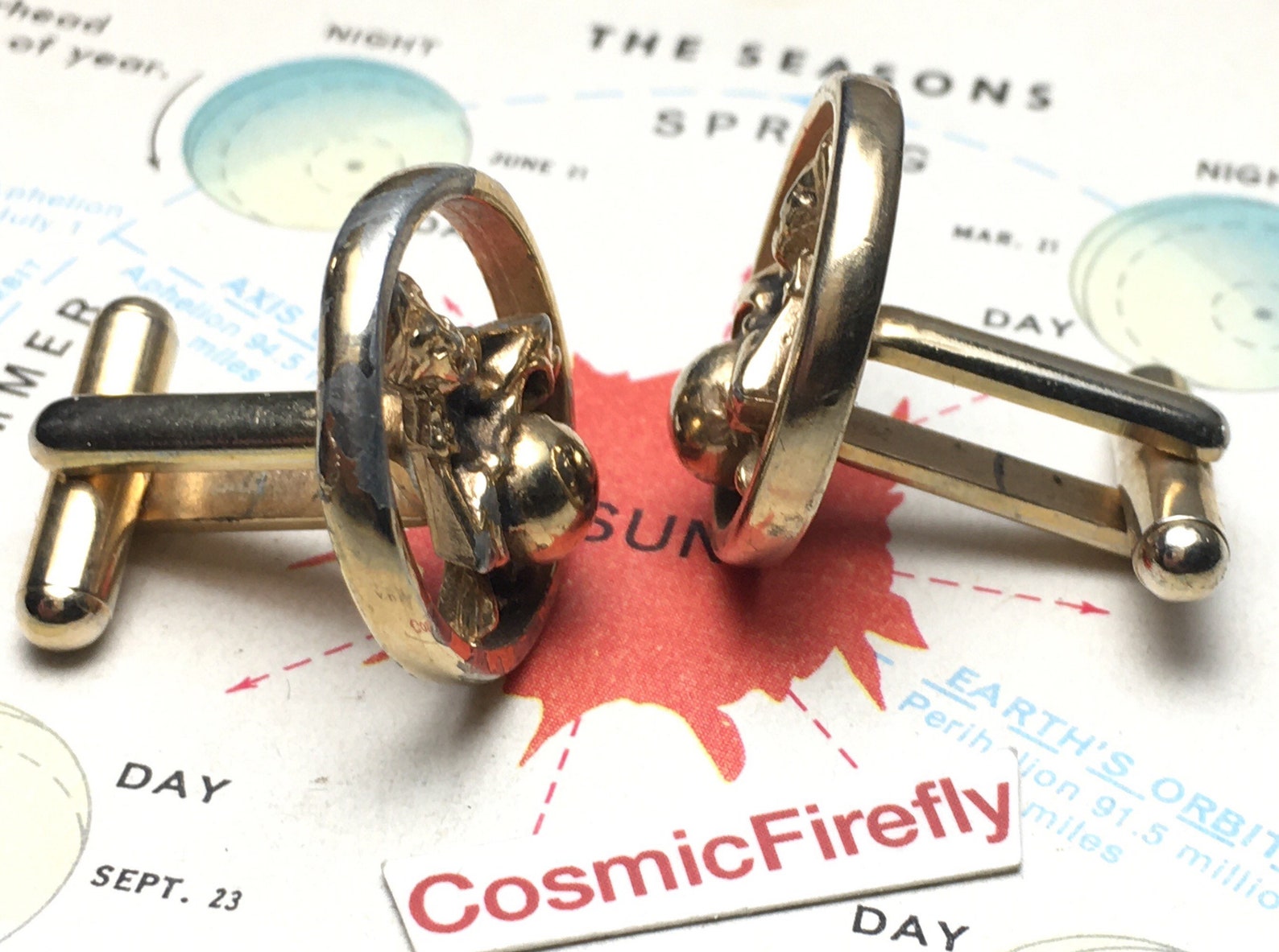 1950's Vintage Magic Genie Cufflinks Aladdin Figural - Etsy