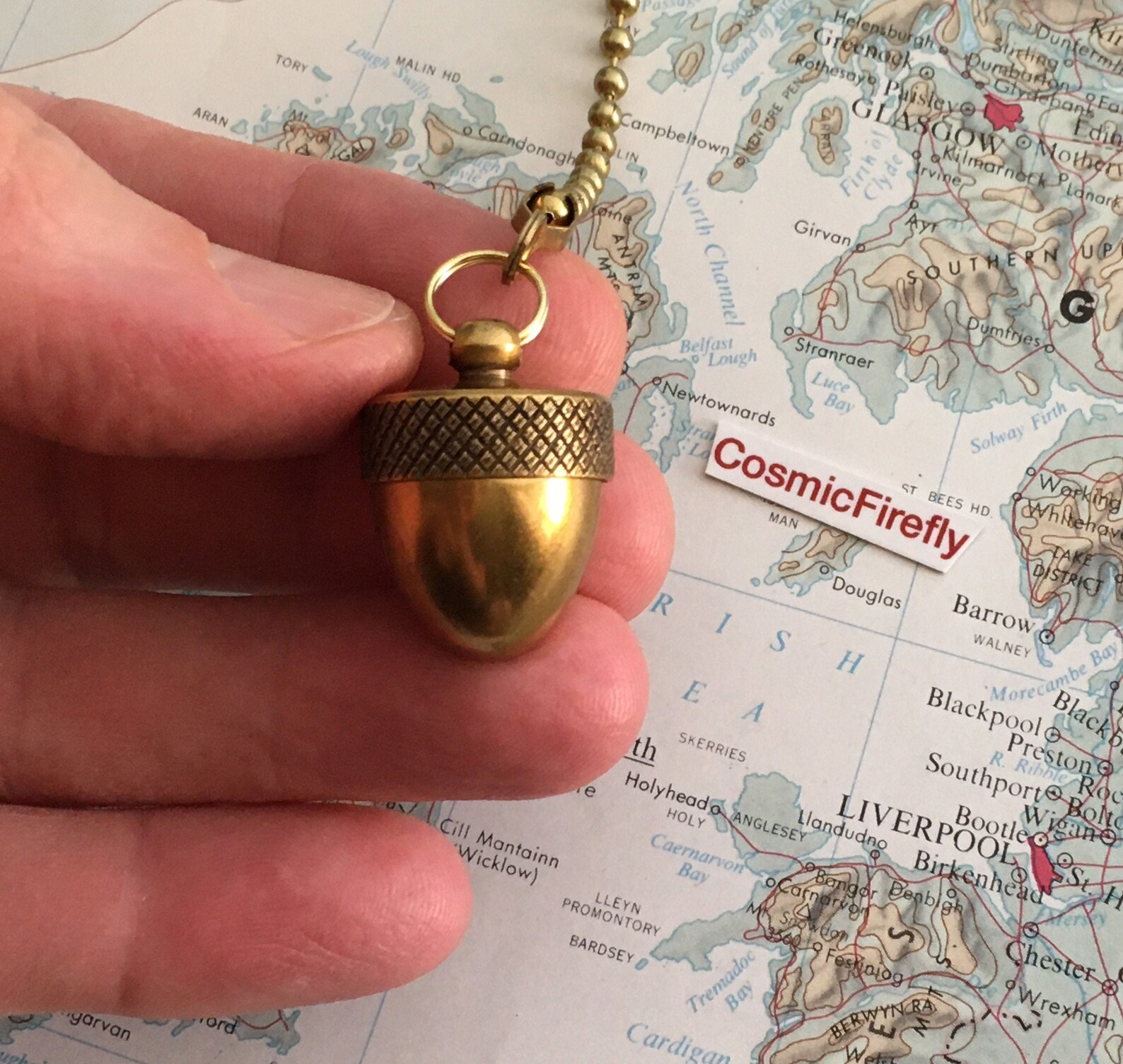 Brass Acorn Fan Pull Steampunk Ceiling Fan Pull Chain Antiqued - Etsy