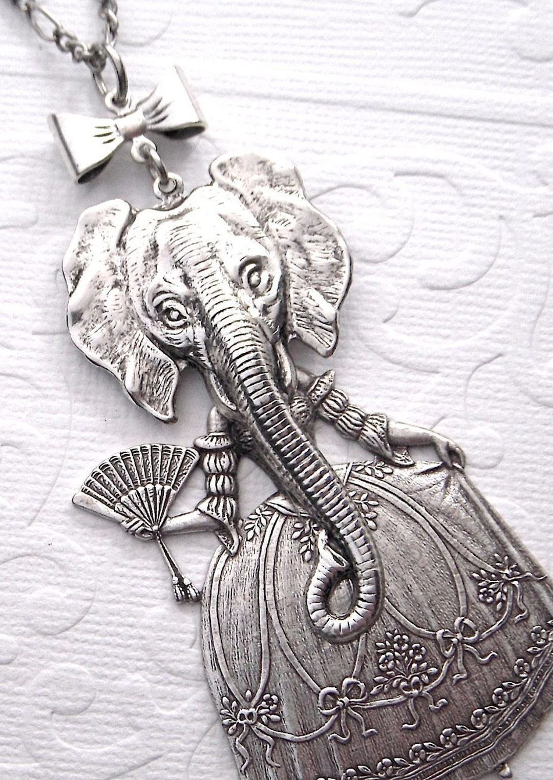 Elephant Necklace Gothic Victorian Sideshow Carnival Freak - Etsy