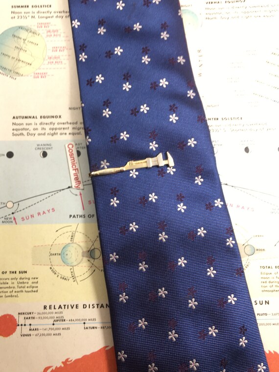 1950's Vintage Plumber's Pipe Wrench Tie Bar Clasp Cl… - Gem