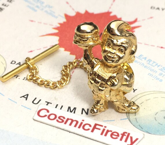 Vintage Bob's Big Boy Tie Tack Pin Fast Food Advertis… - Gem
