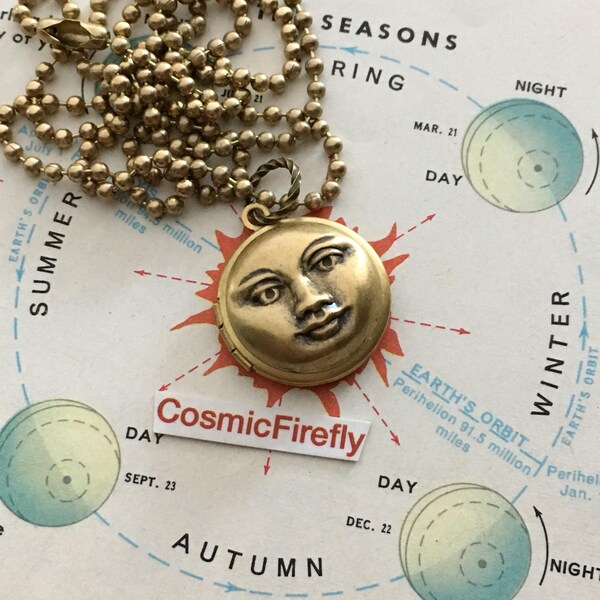 Antique Brass Locket - Etsy