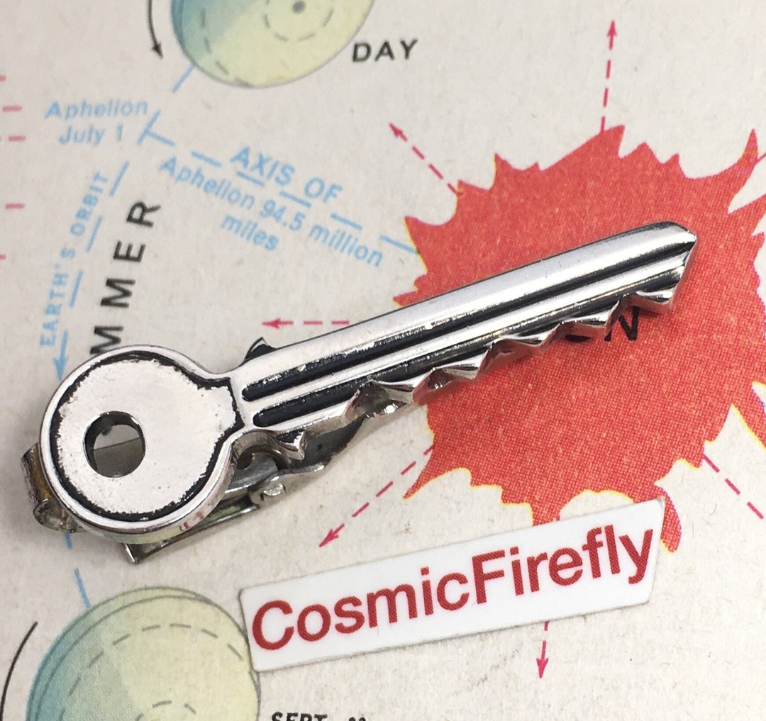 1950's Vintage House Key Tie Bar Clip Car Key Realtor Gift - Etsy