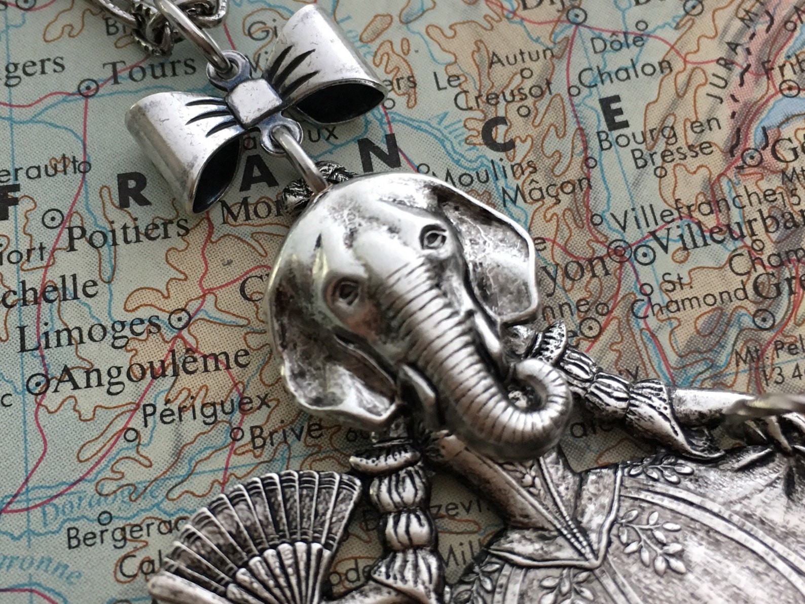 Elephant Necklace Gothic Victorian Sideshow Carnival Freak | Etsy