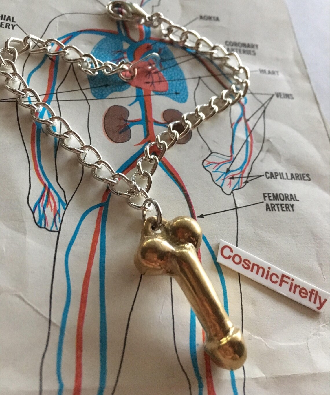 Penis Bracelet Hancrafted Jewelry Mature Content Steampunk Etsy