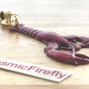 Small Red Lobster Fan Pull Chain Mini 1.5" Coastal Beach Cottage Lake ...