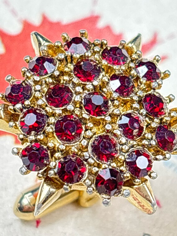 vintage 1950s swank red - Gem
