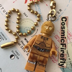 Lego Star Wars Fan Pull Chain Lego CP30 Fan Pull Lego Mini Fig | Etsy
