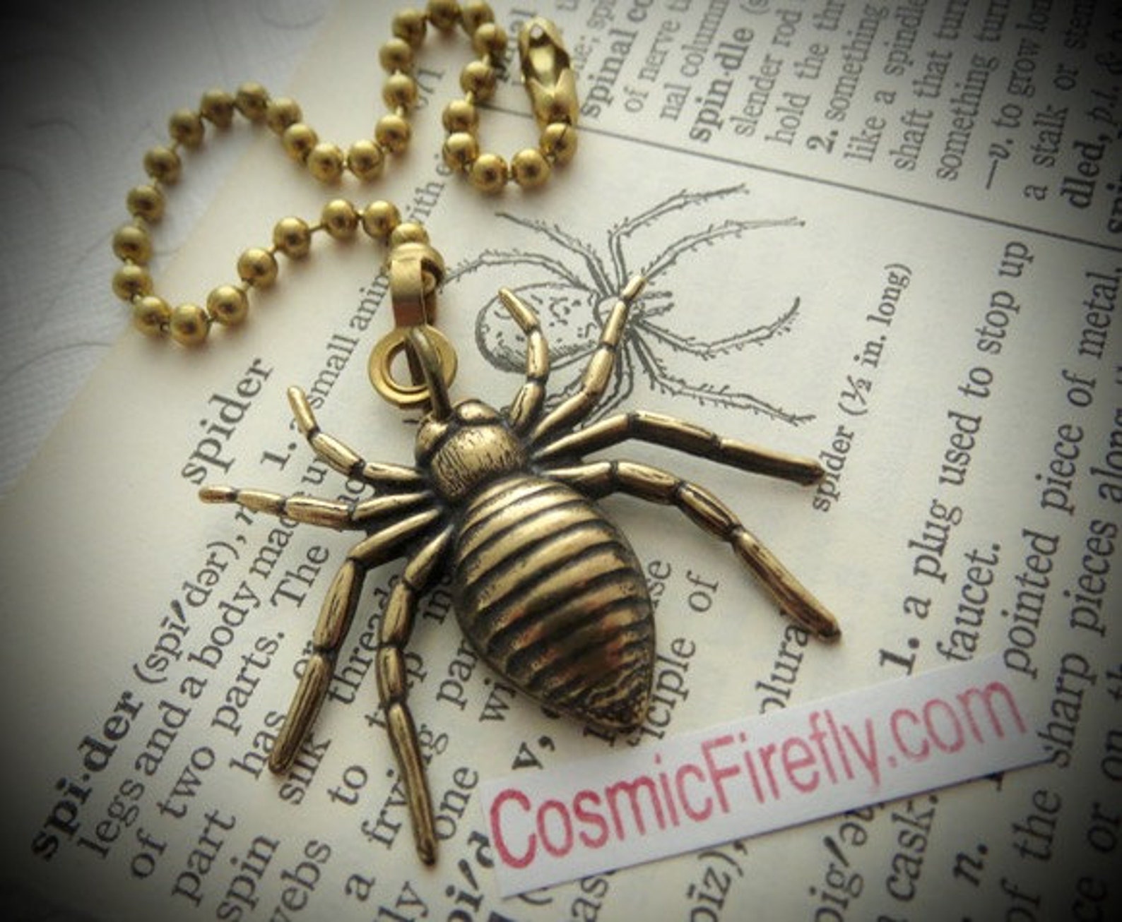 Brass Spider Ceiling Fan Pull Chain Lamp Pull Handle Halloween - Etsy