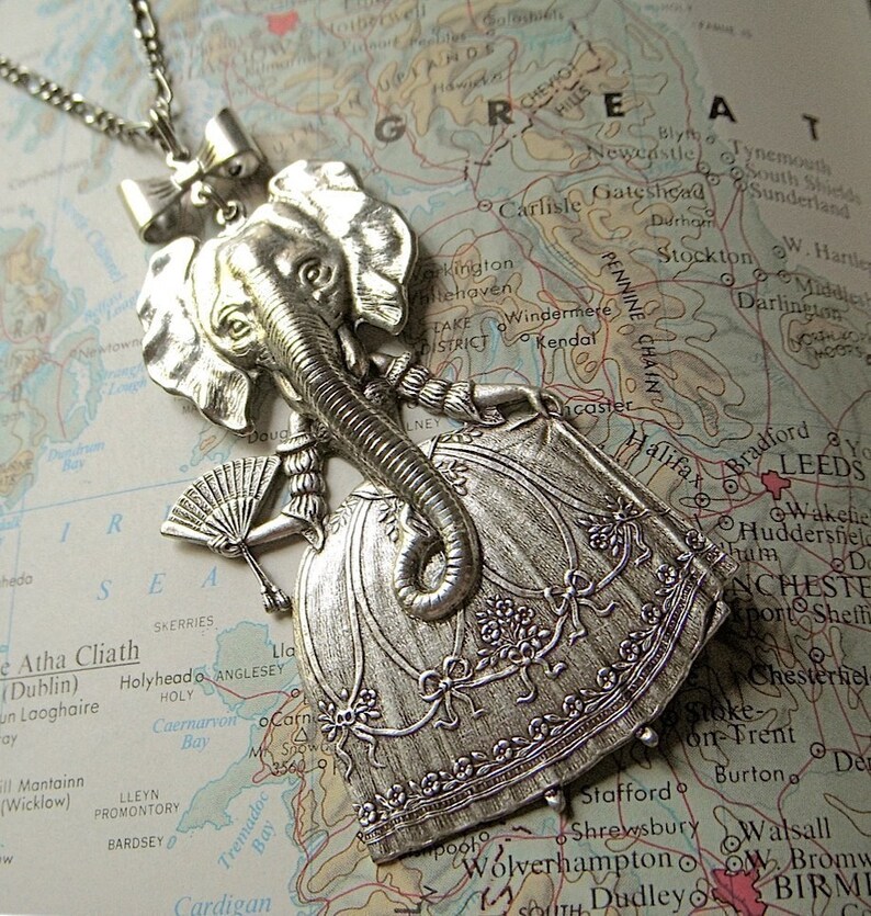 Elephant Necklace Gothic Victorian Sideshow Carnival Freak | Etsy