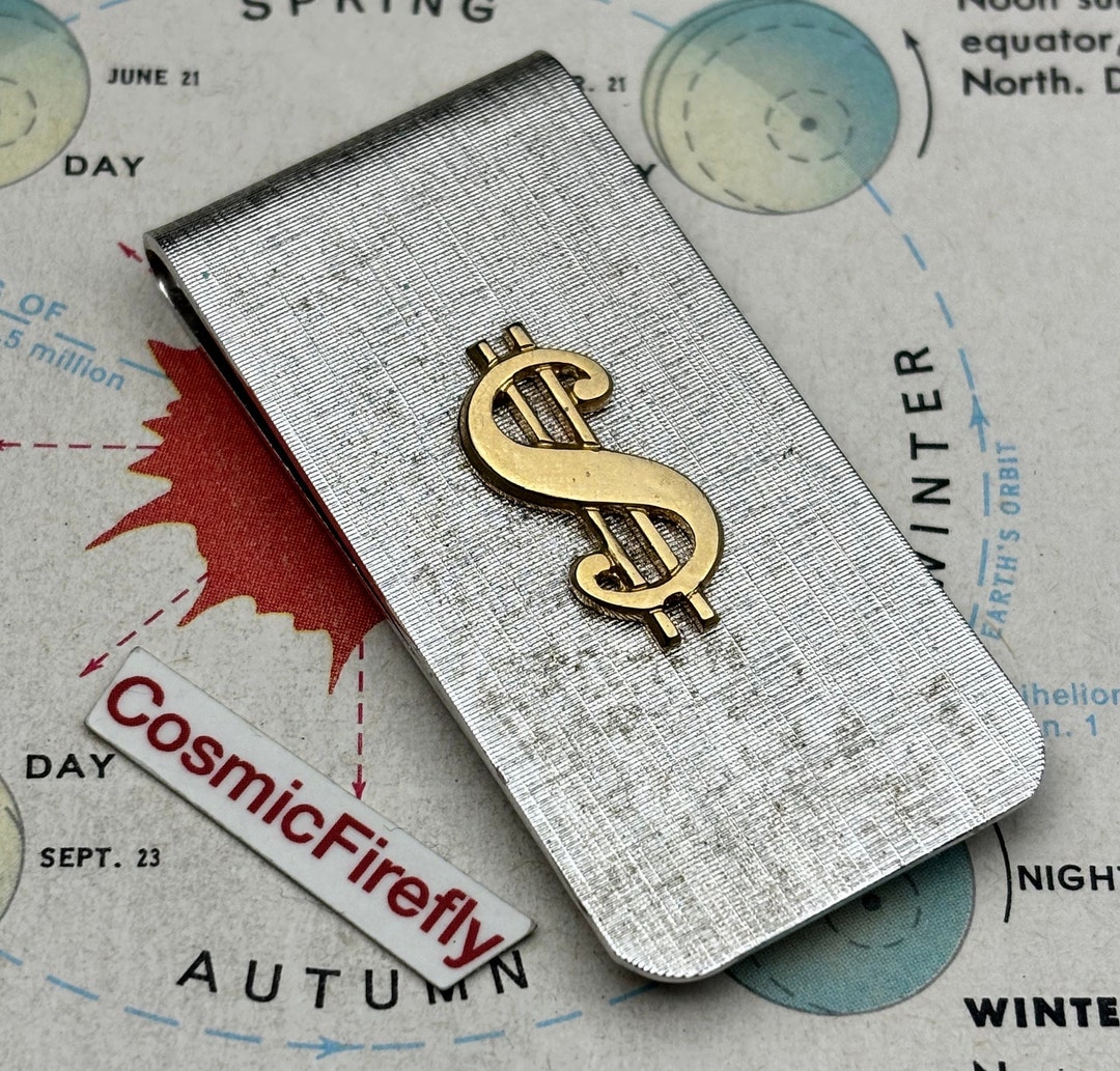 1950's Vintage Dollar Sign Money Clip Mid Century - Etsy