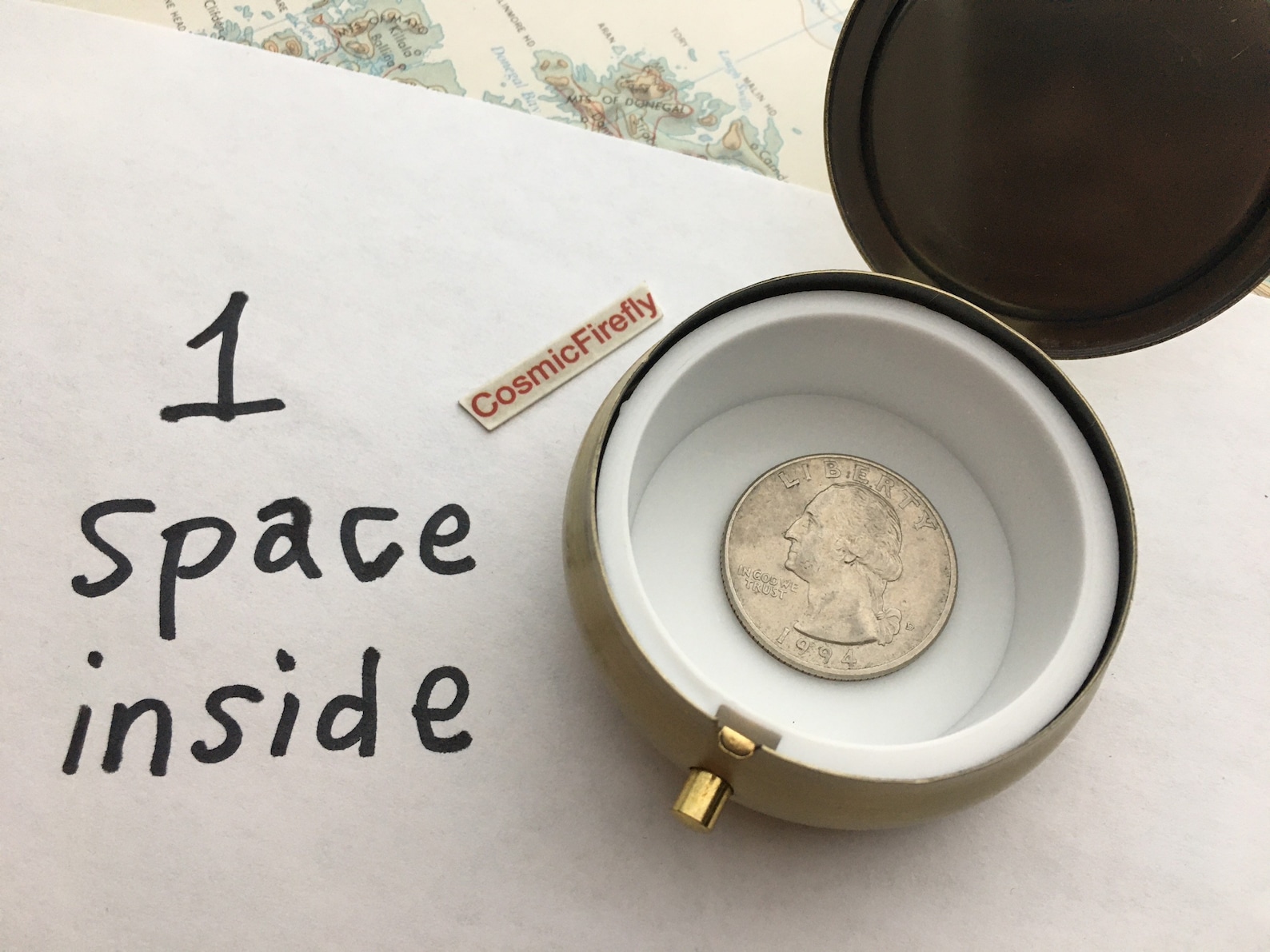 Small Lightweight Round Brass Monkey Pill Box Pill Case Size - Etsy