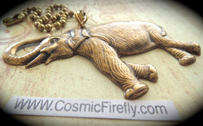 Big Brass Elephant Fan Pull Chain Steampunk Ceiling Fan Pull | Etsy