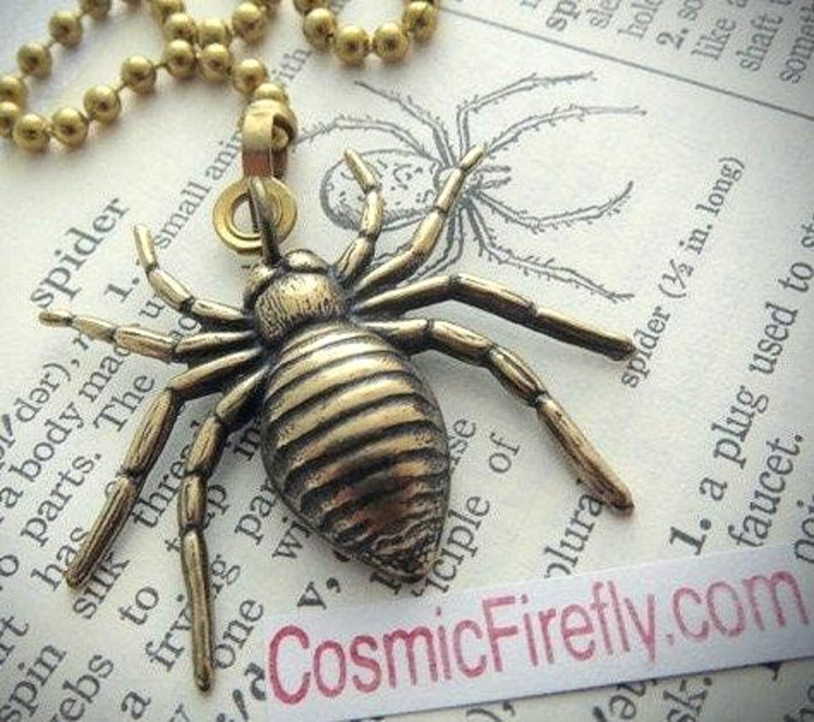 Brass Spider Ceiling Fan Pull Chain Lamp Pull Handle Halloween Decor ...