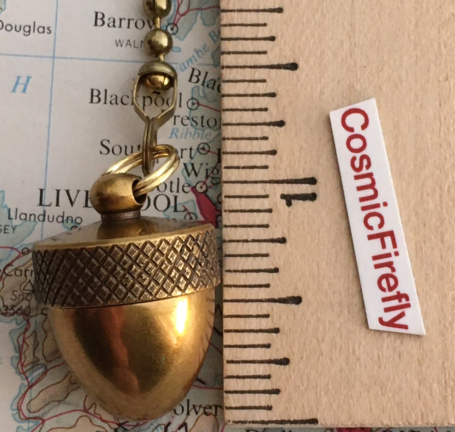 Brass Acorn Fan Pull Steampunk Ceiling Fan Pull Chain Antiqued Brass ...