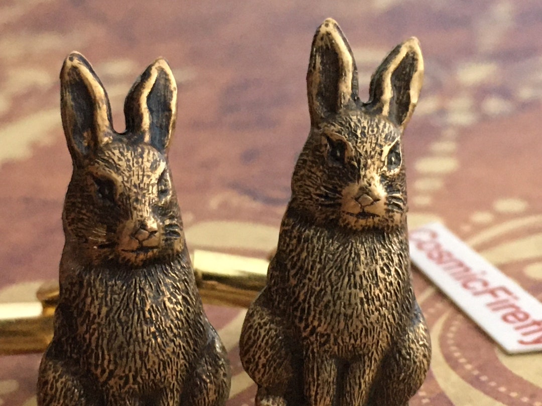 Rabbit Cufflinks Brass & Class Men's Accessories Men's Gifts Men's ...
