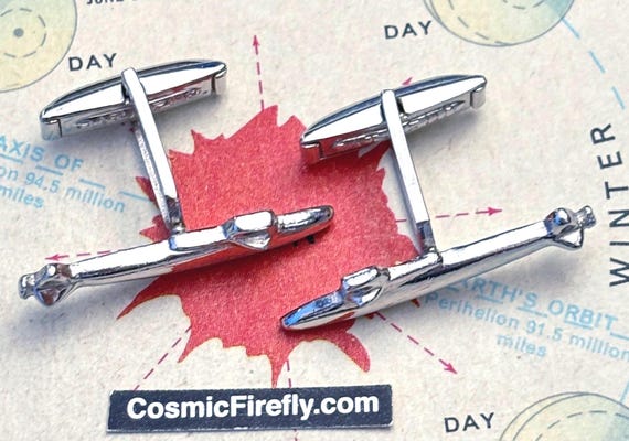 1950's Vintage Nuclear Submarine Cufflinks Nautical S… - Gem