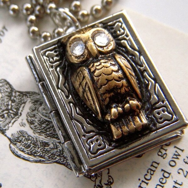 Owl Necklace - Etsy