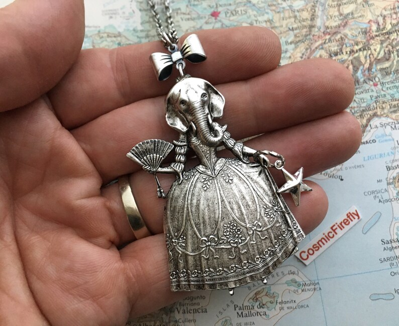 Elephant Necklace Gothic Victorian Sideshow Carnival Freak | Etsy